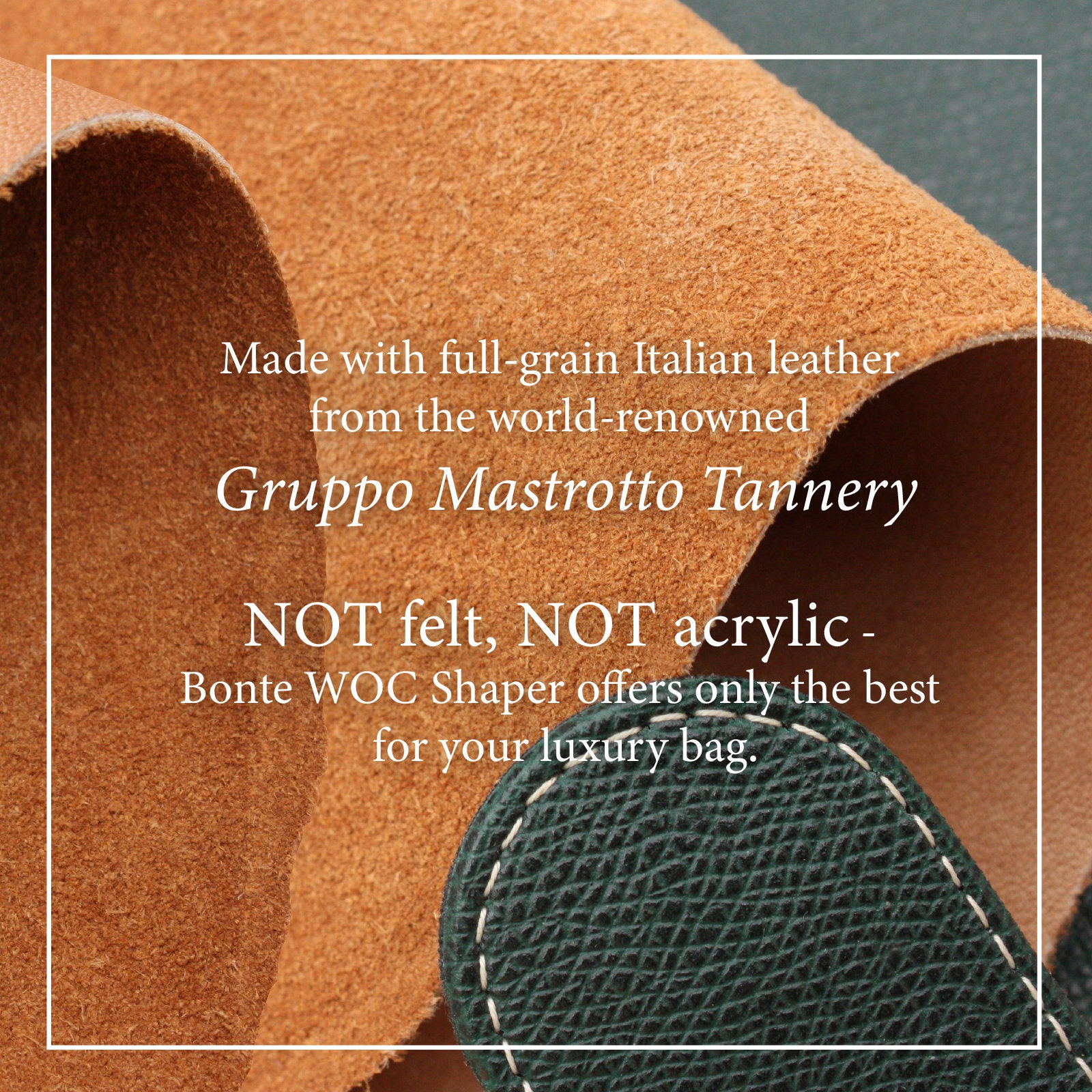 WOC Shaper in Full-grain Italian Leather! Chanel WOC Base Insert ...