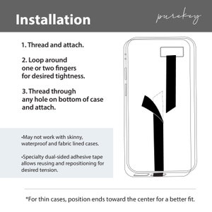 Italian Leather Phone Strap, Finger Loop Holder for Phone Case ...