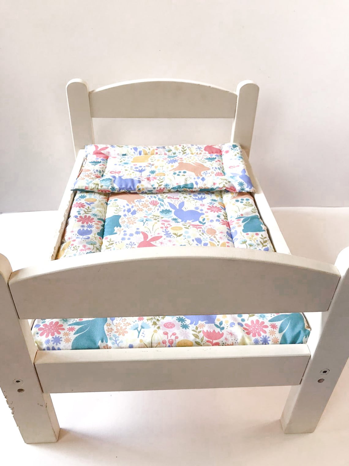 Ikea Duktig Doll Bedding Bunny Rabbit Cat Bed Rabbit Lover - Etsy