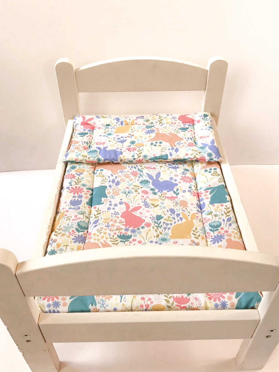 Ikea Duktig Doll Bedding Bunny Rabbit Cat Bed Rabbit Lover - Etsy