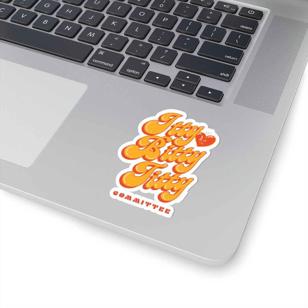 Itty Bitty Titty Laptop Stickers Etsy