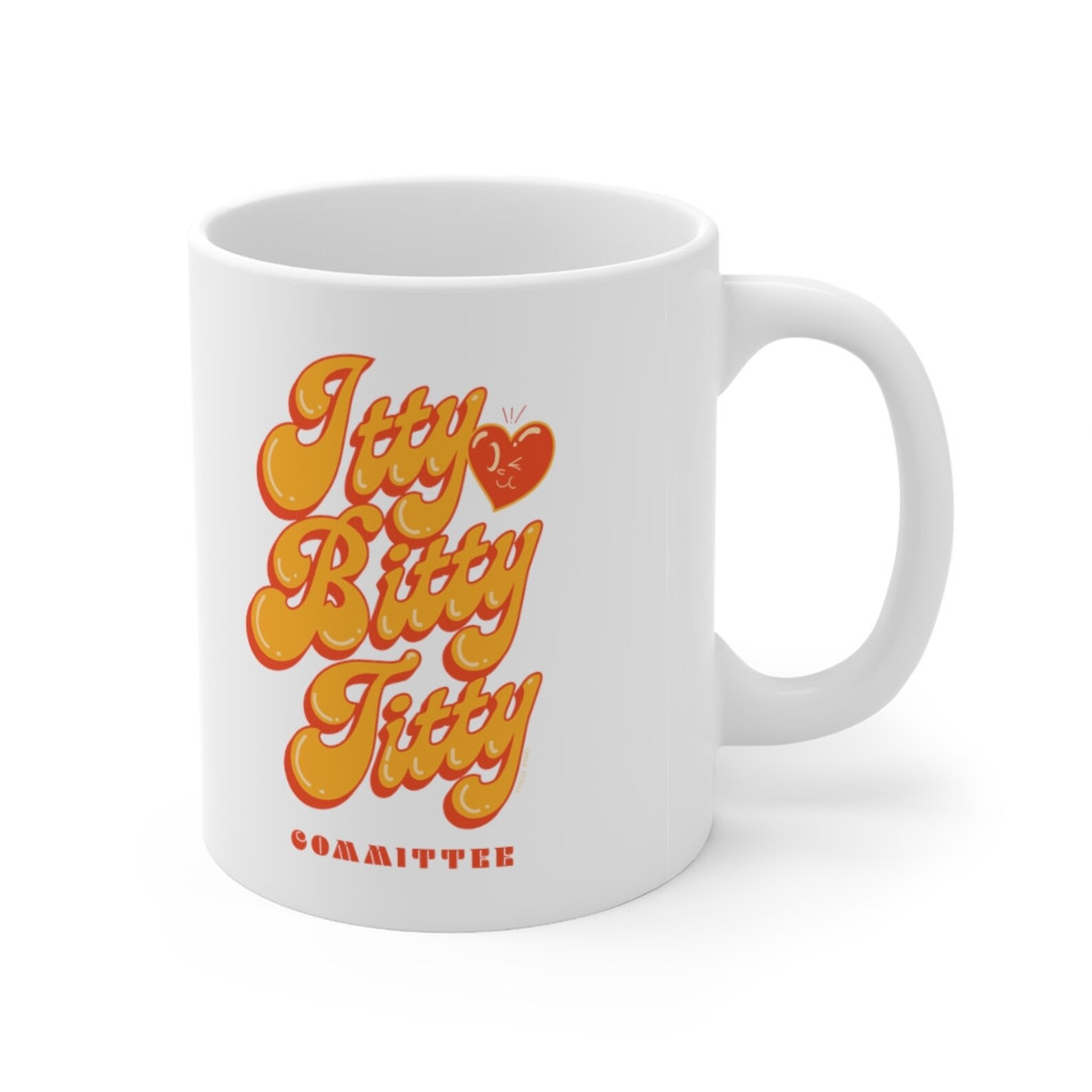 Itty Bitty Titty Committee Mug 11oz Etsy