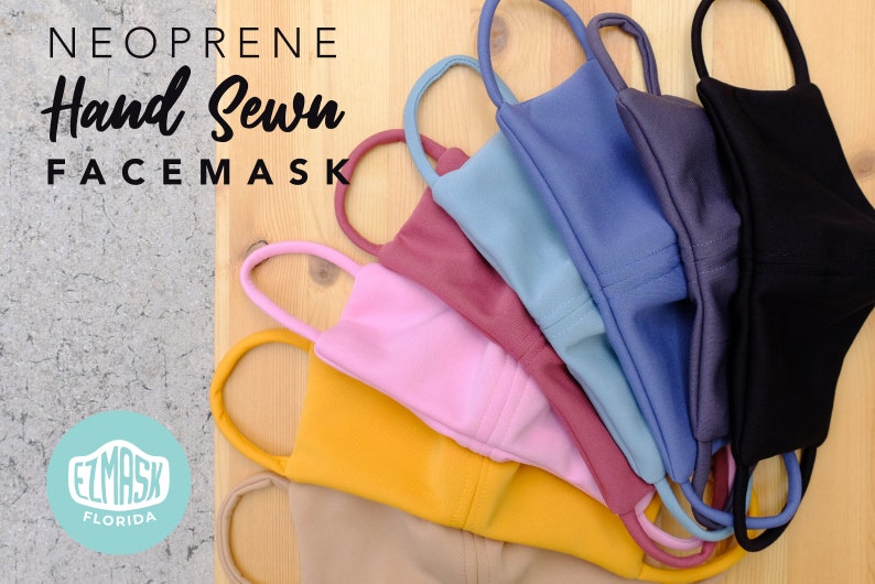 Kids Ultra Soft Face Mask With Filter Pocket Breathable Neoprene Hand ...