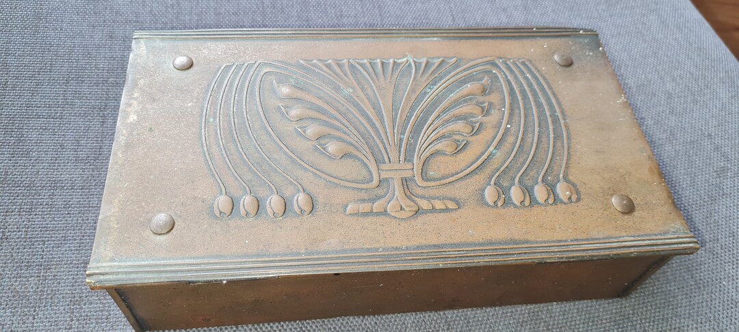 Carl Deffner Esslingen Box Art Nouveau Jugendstil Brass Box - Etsy