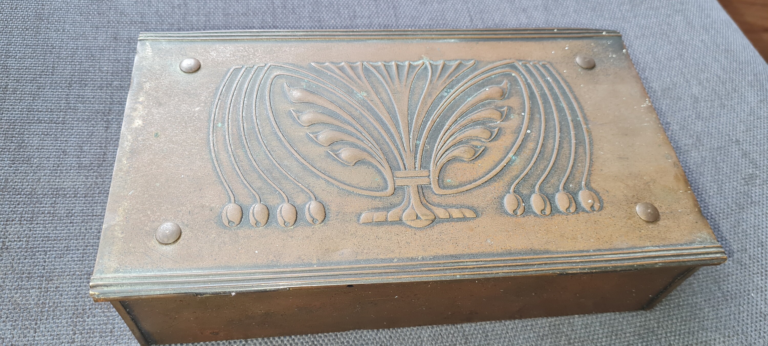 Carl Deffner Esslingen Box Art Nouveau Jugendstil Brass Box - Etsy