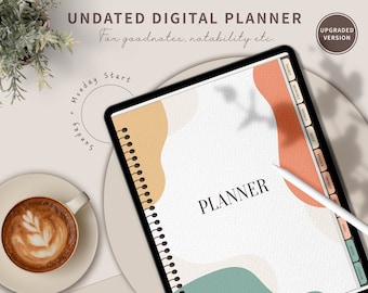 Boho Digital Planner, iPad Planner, Digital Planner, Goodnotes Planner ...