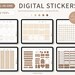 Digital Stickers Set Black Edition Digital Planner Stickers Goodnotes ...