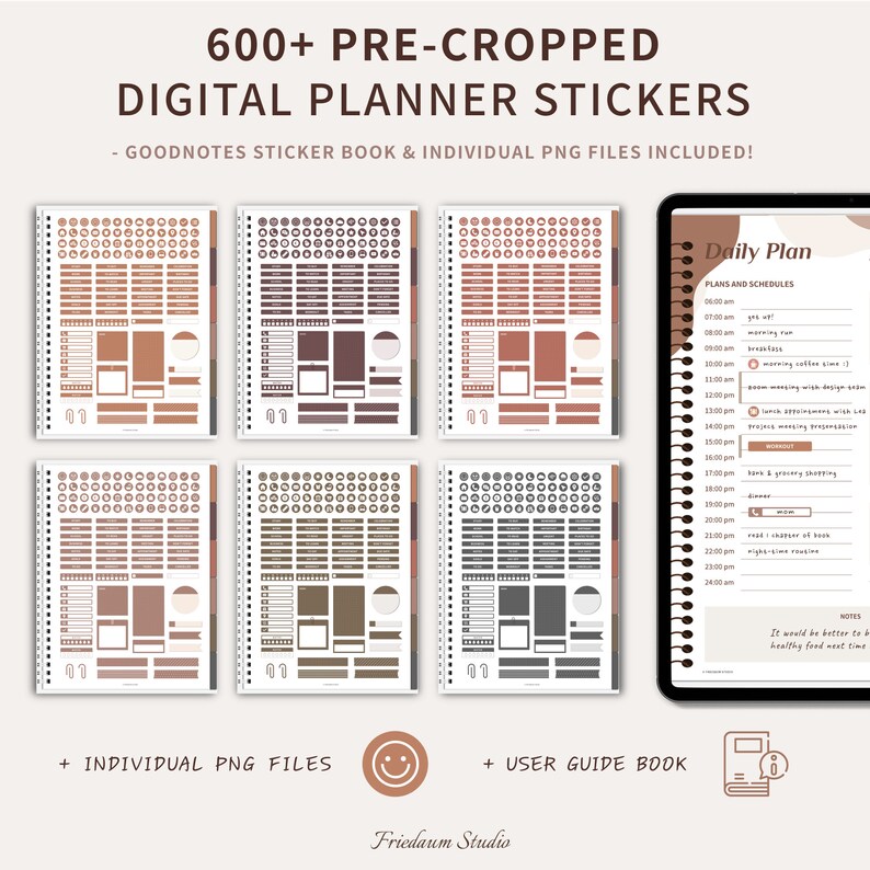 Boho Digital Planner Ipad Planner Digital Planner Goodnotes - Etsy