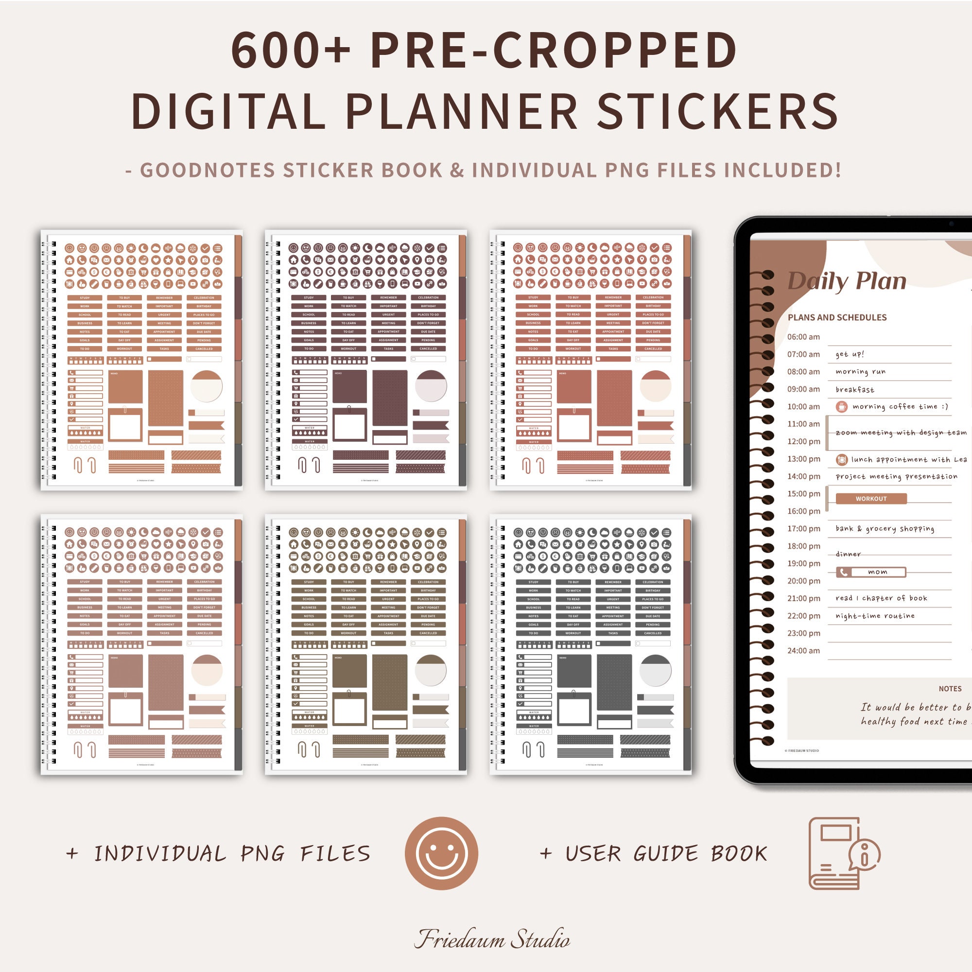 Boho Digital Planner, iPad Planner, Digital Planner, Goodnotes Planner ...