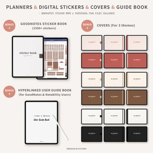 UNDATED Digital Planner, Goodnotes Planner Notability iPad Planner ...