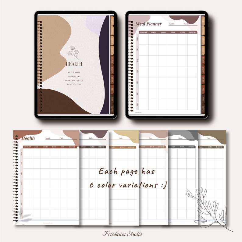 Boho Digital Planner Ipad Planner Digital Planner Goodnotes - Etsy