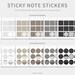 Digital Stickers Set Black Edition Digital Planner - Etsy