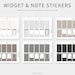 Digital Stickers Set | Black Edition | Digital Planner Stickers ...