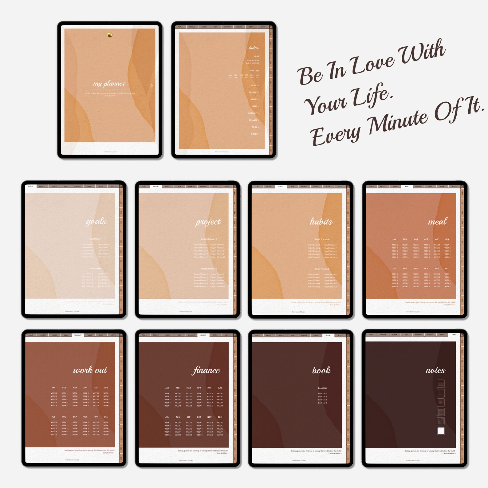 Aesthetic Digital Planner Ipad Planner Digital Planner - Etsy