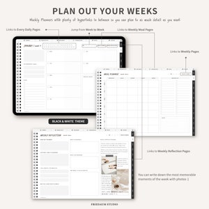 UNDATED Digital Planner, Goodnotes Planner Notability iPad Planner ...