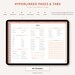 UNDATED Digital Planner, Lovely Pink Life Planner, iPad Notability ...