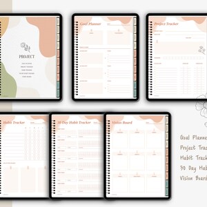 PASTEL Digital Planner, iPad Planner, Digital Planner, Goodnotes ...