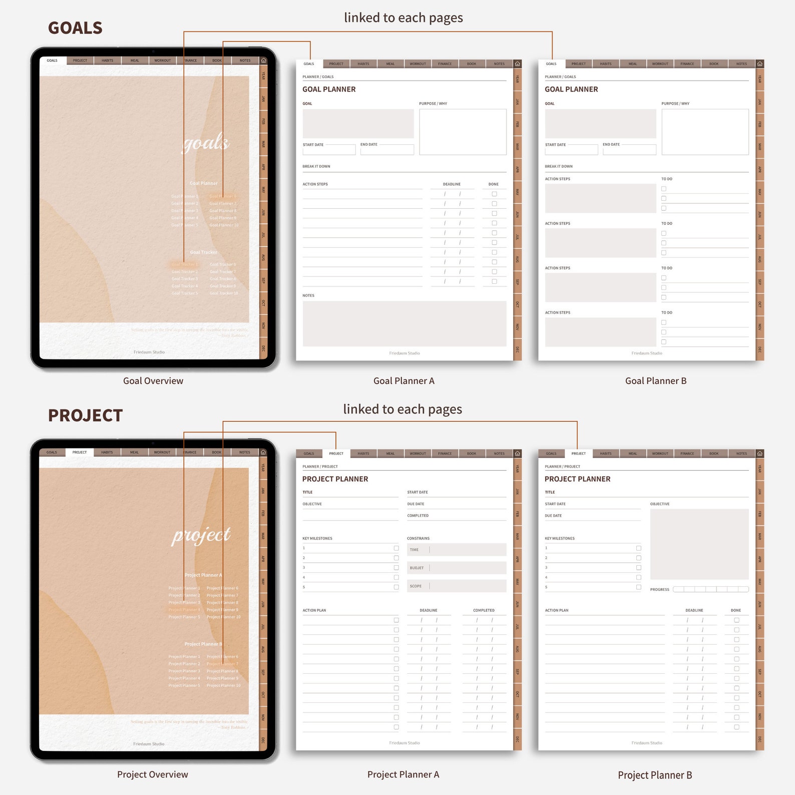 Aesthetic Digital Planner Ipad Planner Digital Planner - Etsy