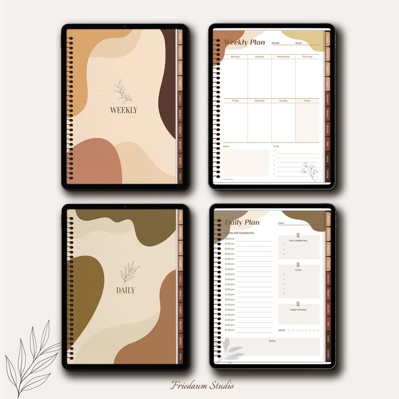 Boho Digital Planner Ipad Planner Digital Planner Goodnotes - Etsy