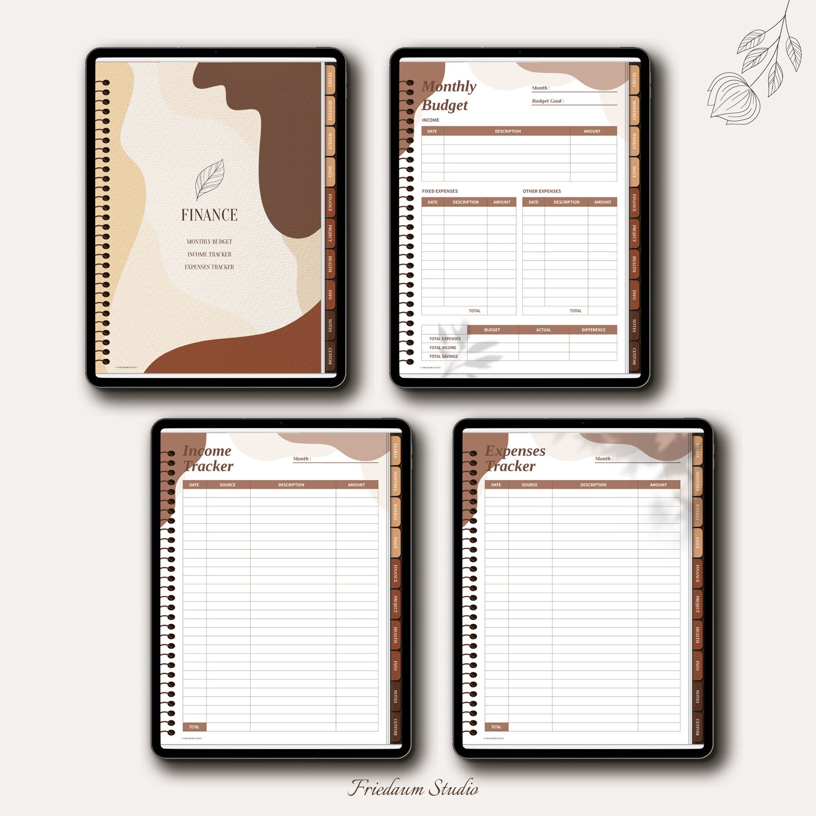 Boho Digital Planner Ipad Planner Digital Planner Goodnotes - Etsy