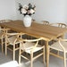 Scandi Style Dining Table - Solid Oak - Etsy UK