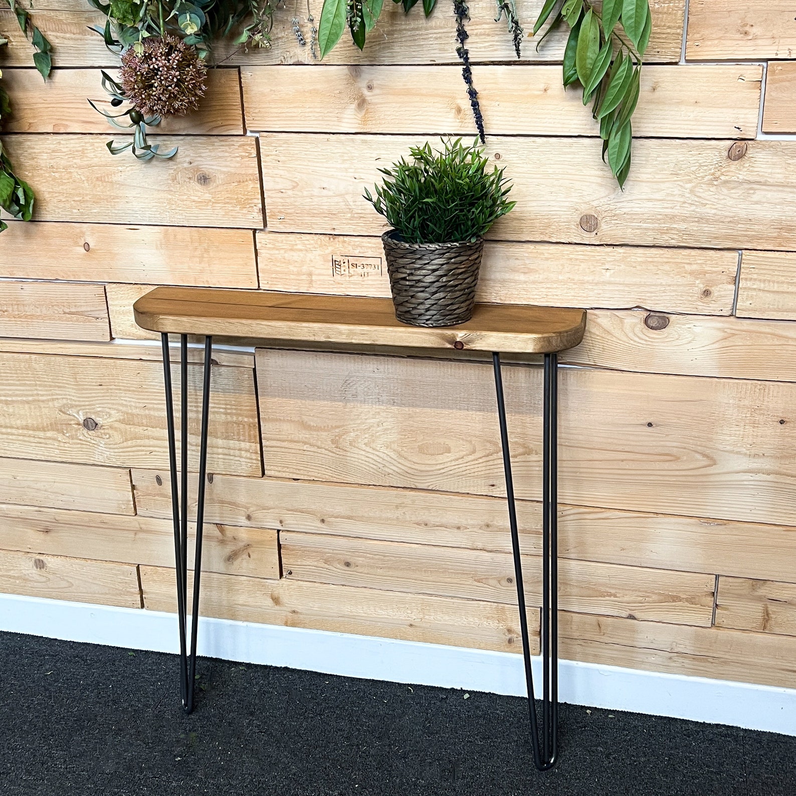 Rounded Edge Narrow Console Table - Etsy UK