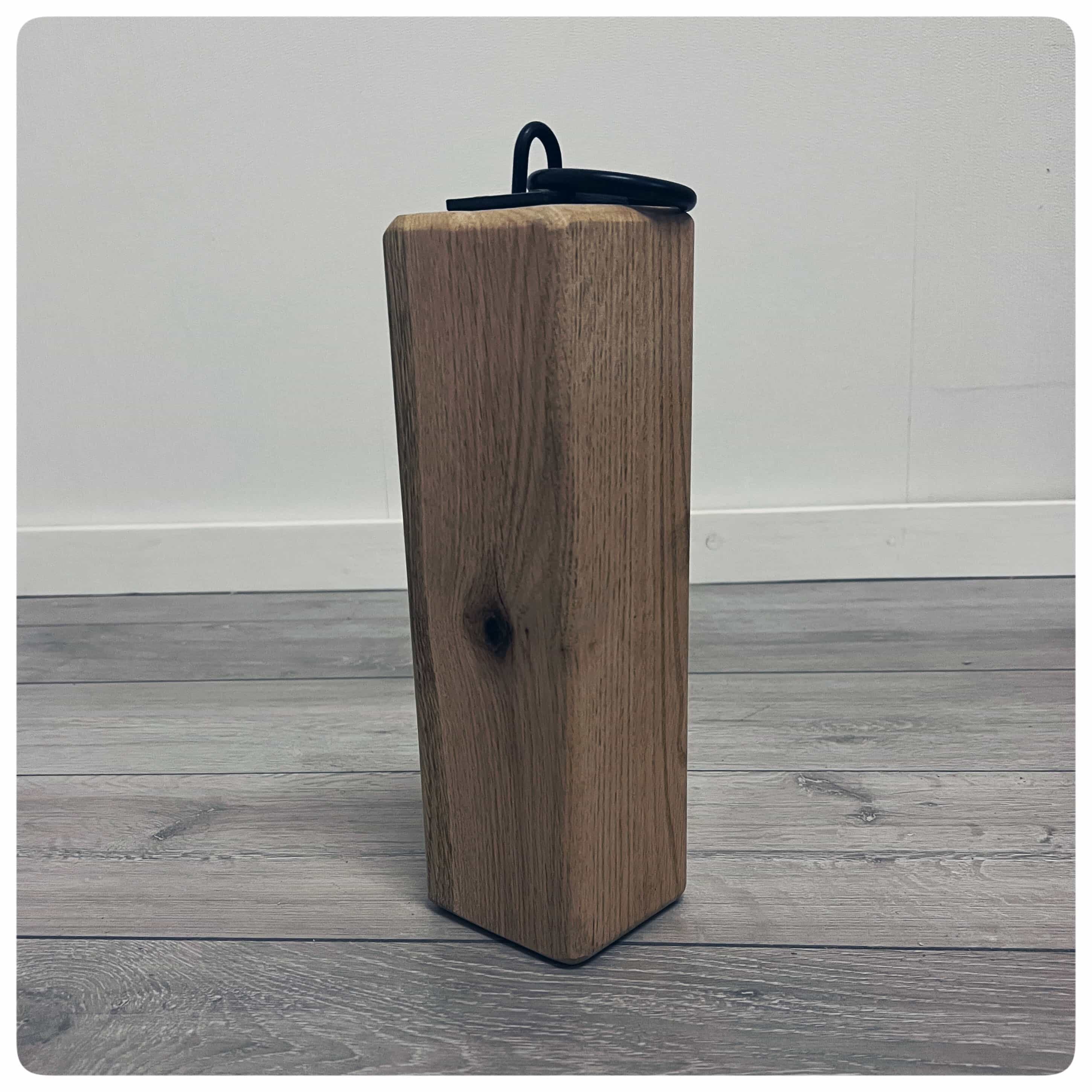Personalized Heavy Door Stop 2+kg // Door Weight // Solid Oak - Etsy