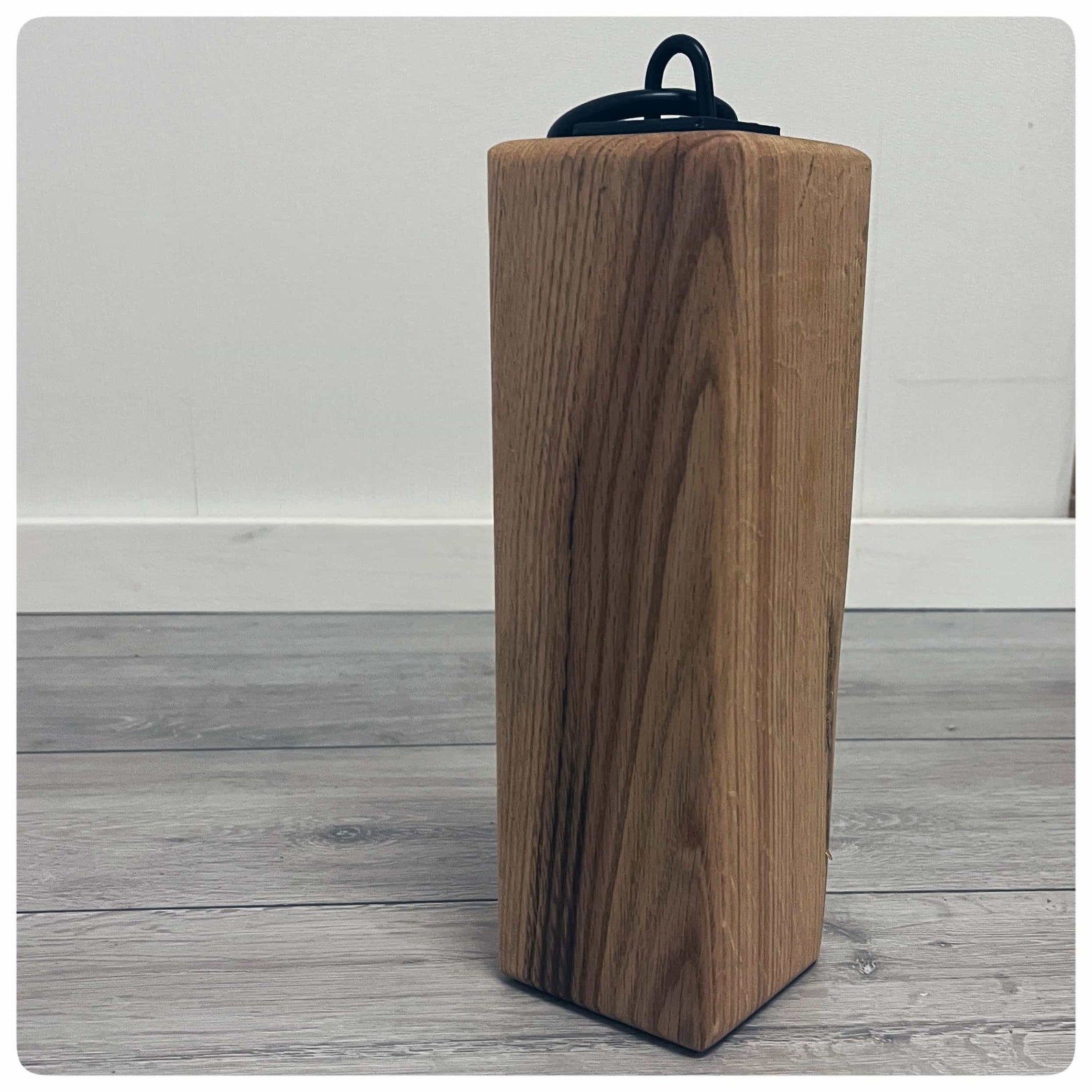 Personalized Heavy Door Stop 2+kg // Door Weight // Solid Oak - Etsy