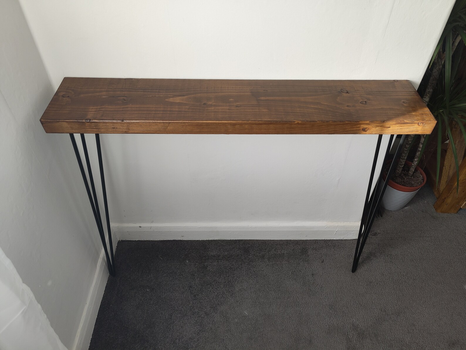 Wide Console Table With Hairpin Legs/ Breakfast Bar/ Make up - Etsy