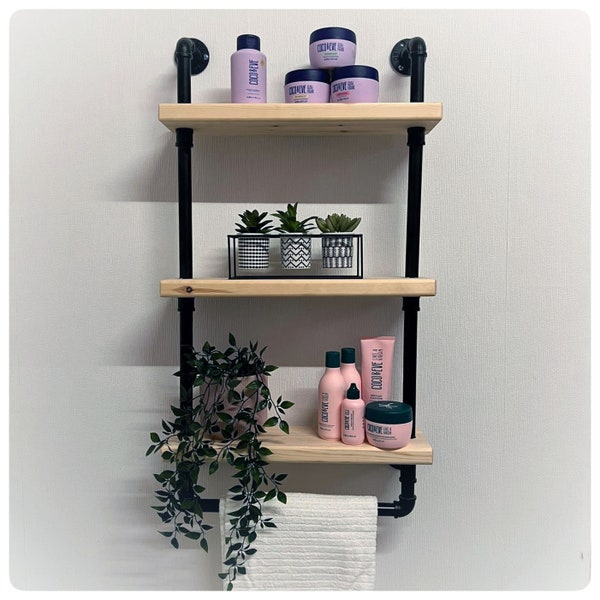 Black Pipe Shelf - Etsy