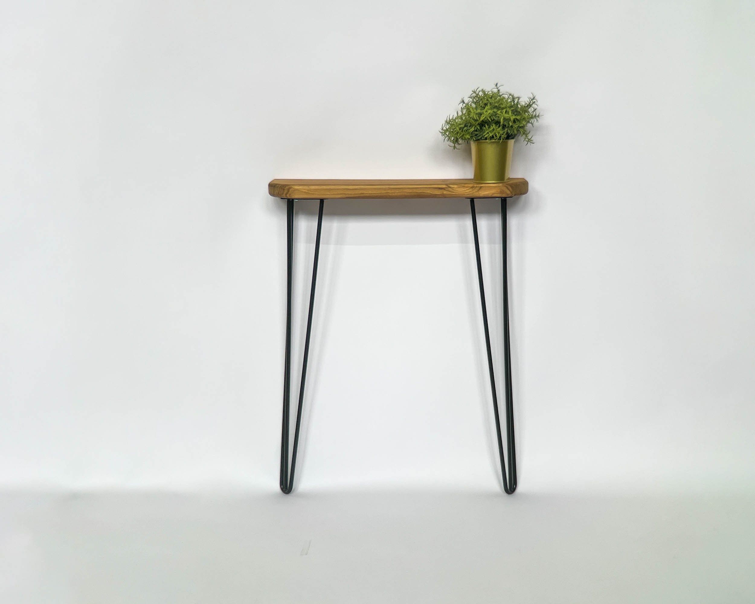 Rounded Edge Narrow Console Table - Etsy