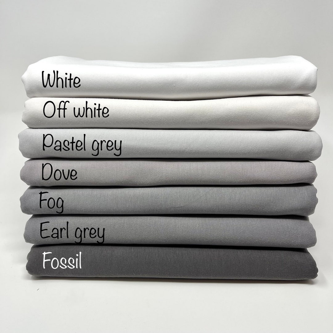 Solid Jersey Fabric Plain Jersey Solid Grey Cotton Jersey Plain Grey ...