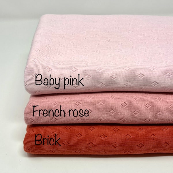 Pointelle Fabric - Etsy