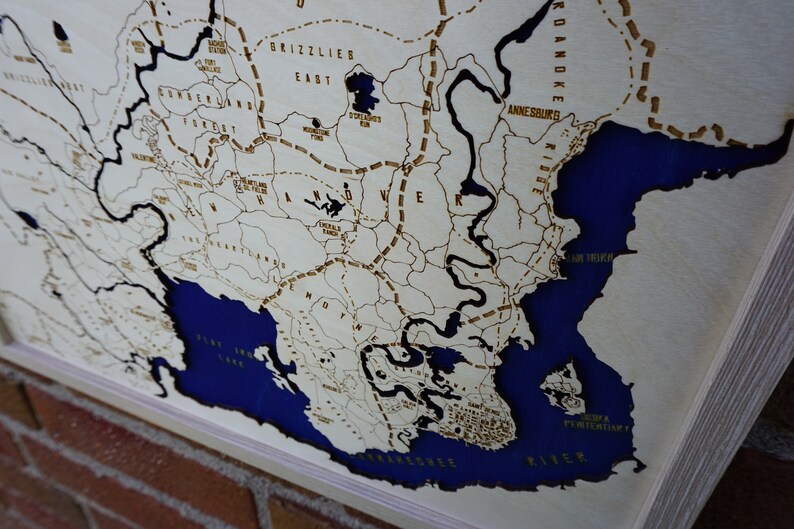 Red Dead Redemption 2 Inspired Map Vector Digital File Svg Ai for ...