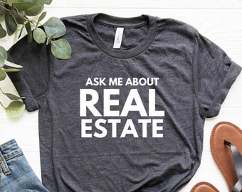 Funny Real Estate Agent Shirt. Real Estate Agent Gift. Real Estate T ...