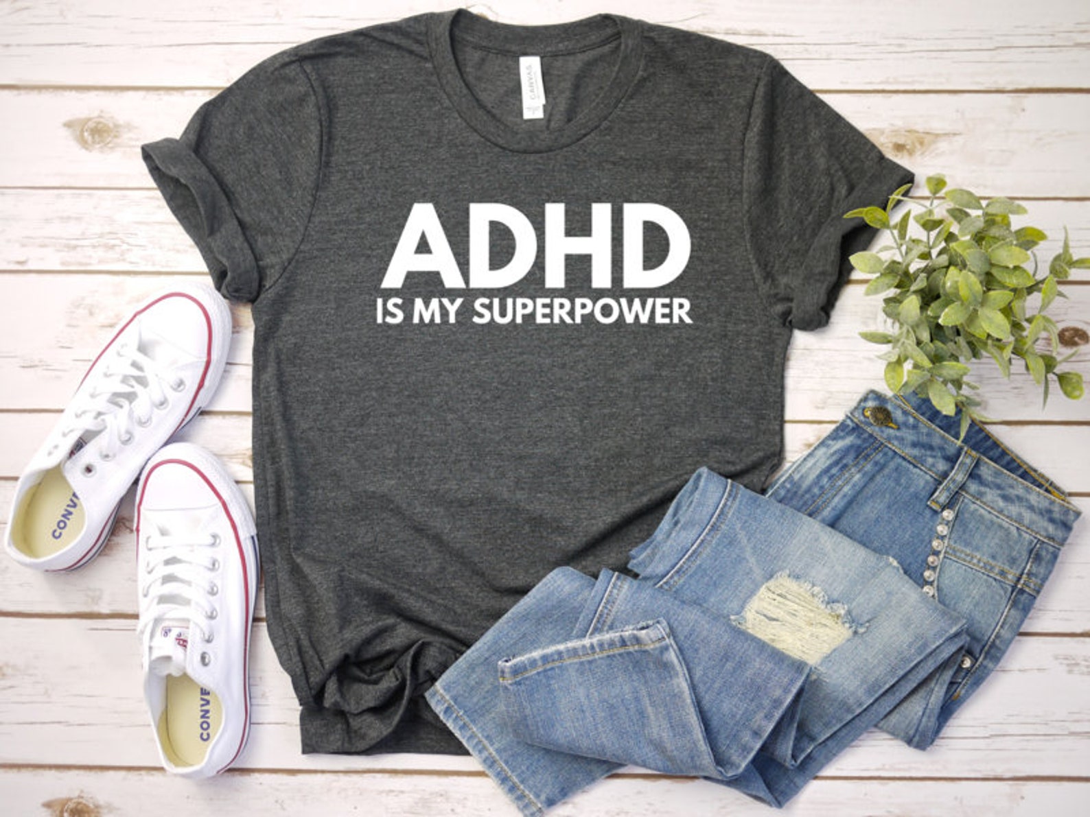 Adhd Is My Superpower Shirt Adhd Shirt Adhd Awareness Shirt | Etsy