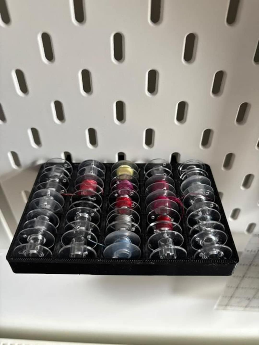 Bobbin Holder Tray Skadis IKEA 3d Print File - Etsy