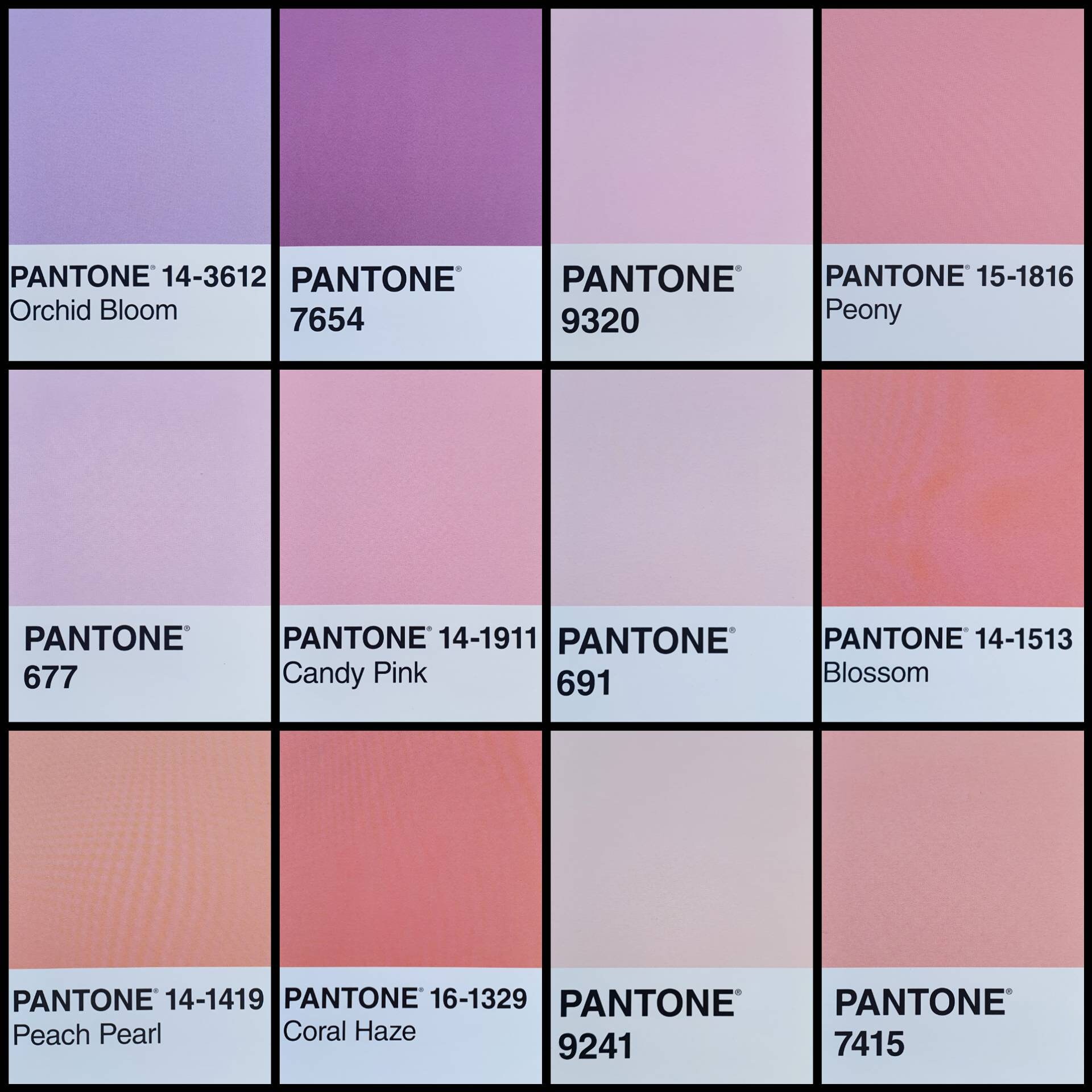 Personalised Pantone Cards - Etsy