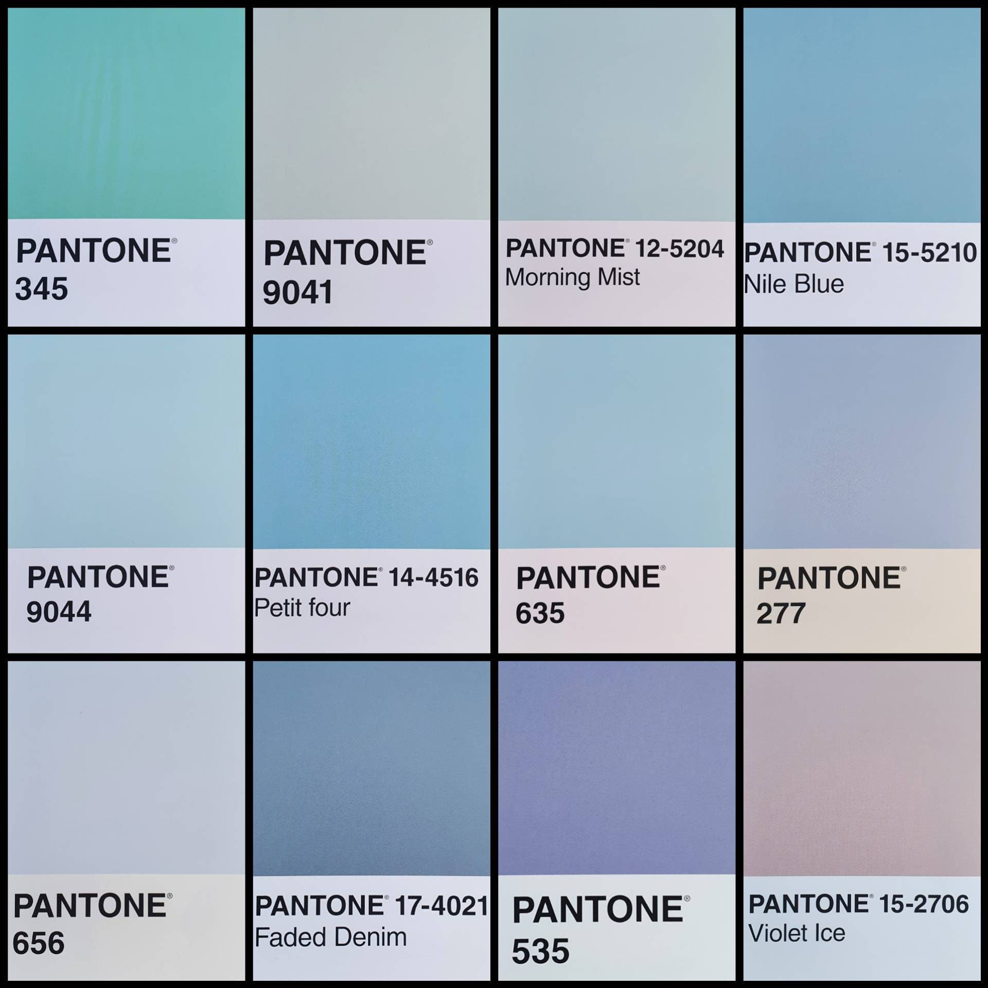 Personalised Pantone Cards - Etsy