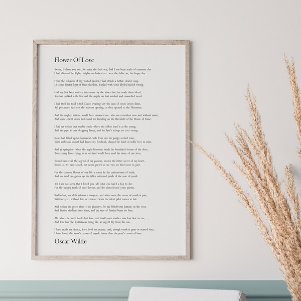 Framed Poem - Etsy