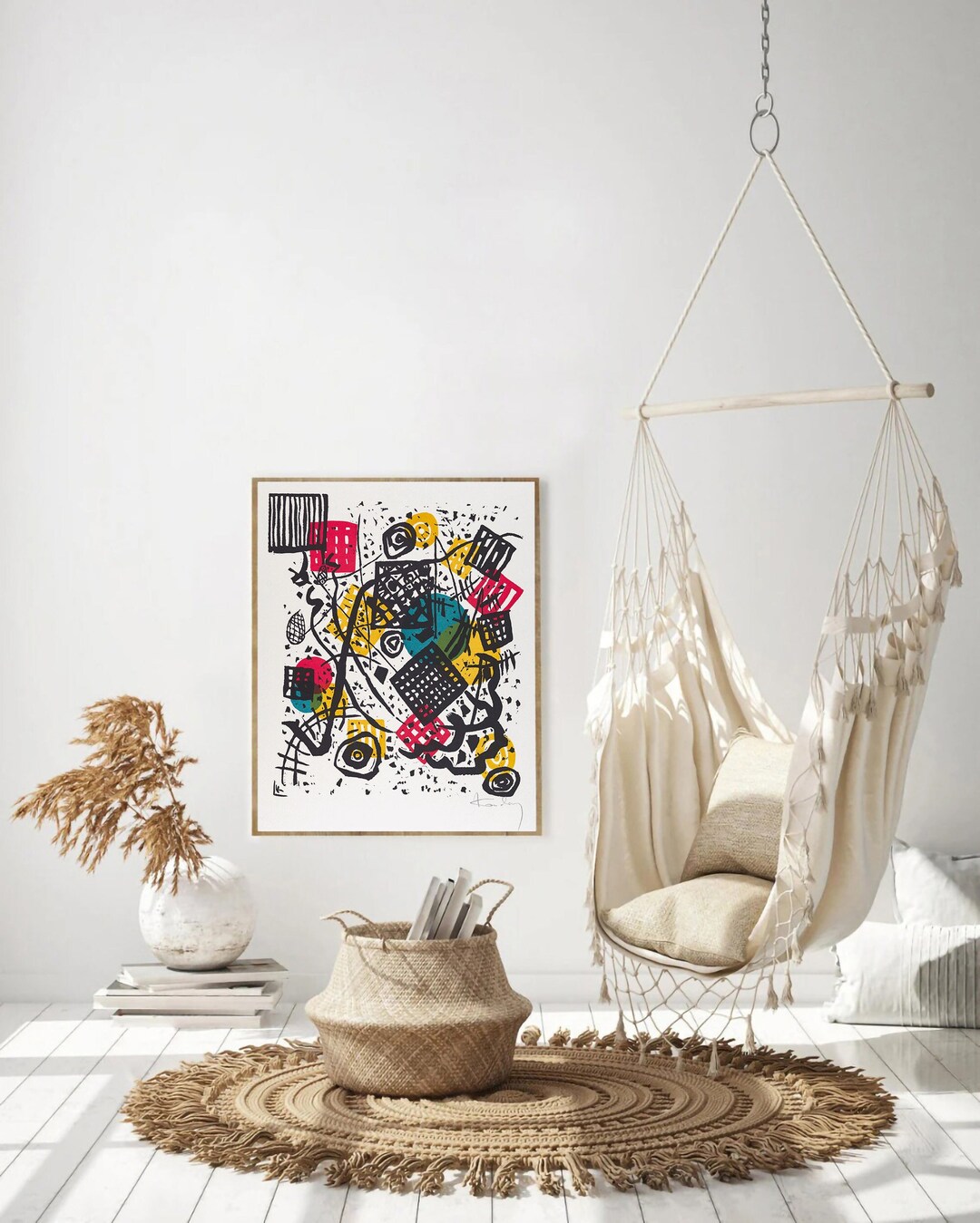 Modern Kandinsky Art Print, Contemporary Exhibition Poster, Abstract ...