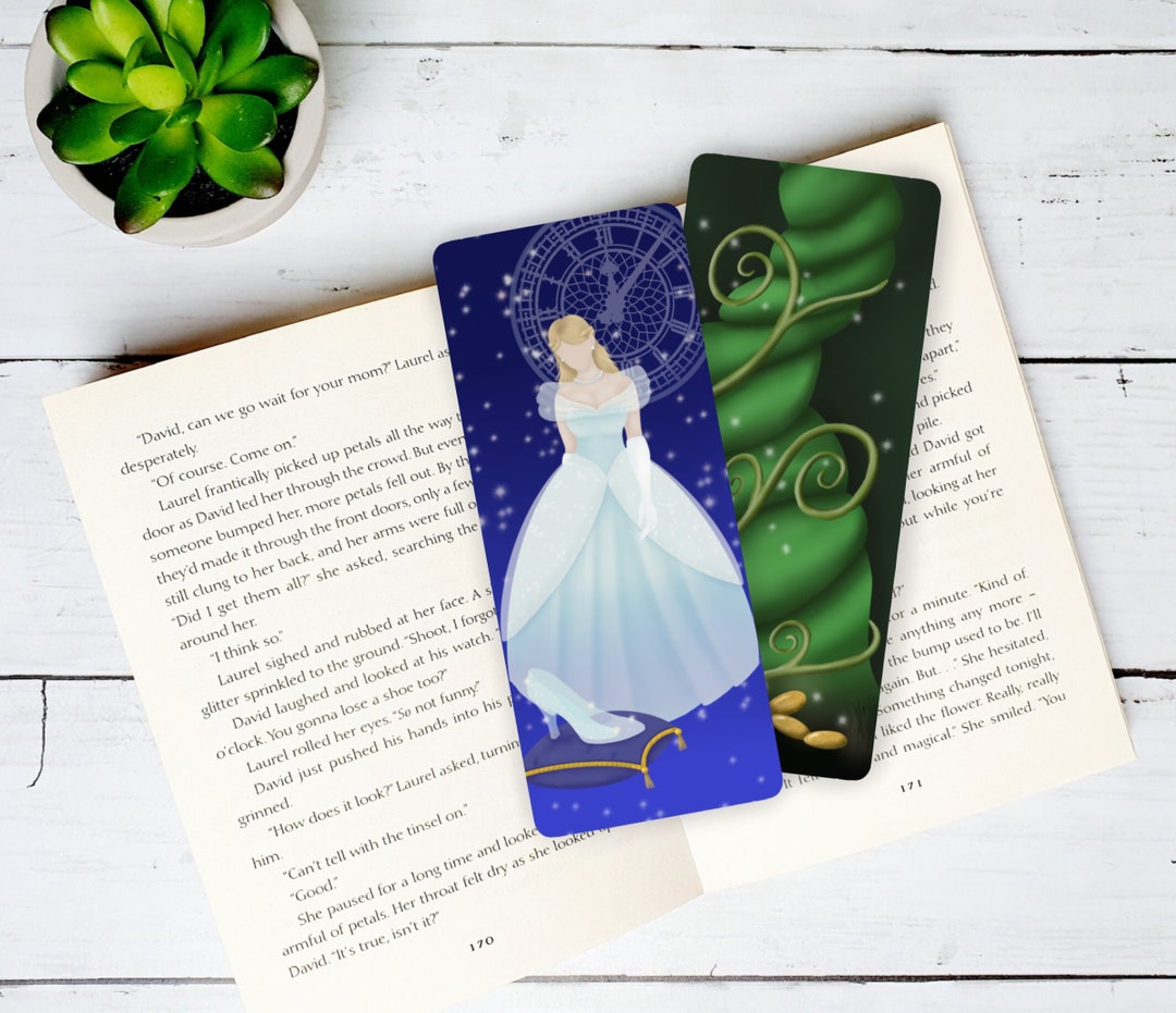FAIRYTALE Matte Velvet Smooth Bookmark Illustrated Bookmark - Etsy