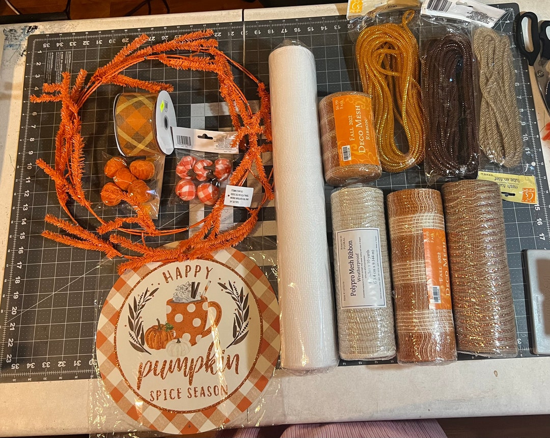 Parcel Fall Wreath Kit - Etsy