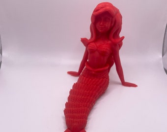 Little Mermaid Namiko 3D Model, STL File for 3d Printing, No Supports ...