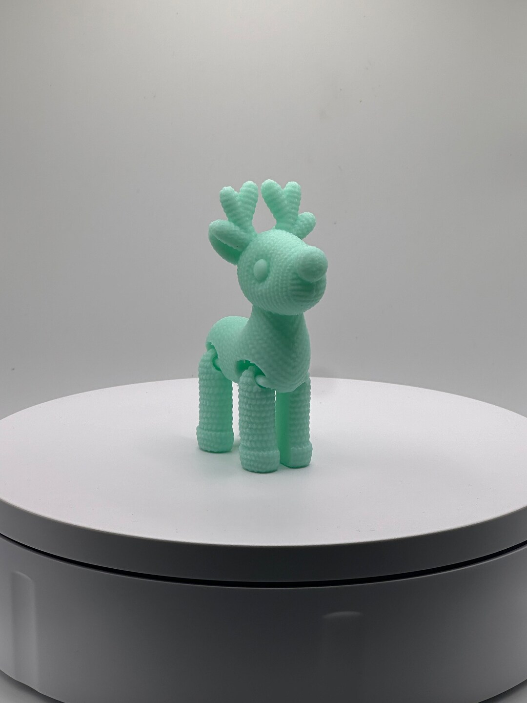 Crochet Reindeer Figure 3D Printed - Etsy