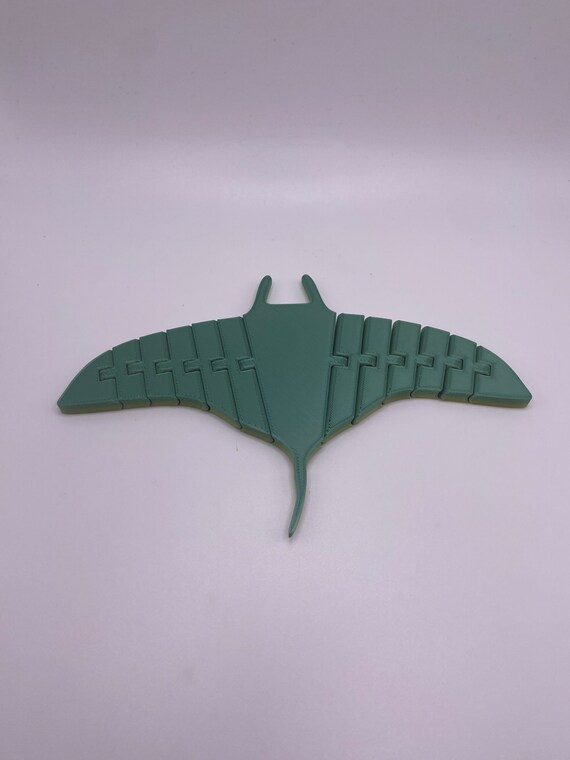 Flexi Articulated Manta Ray 3D Printed - Etsy