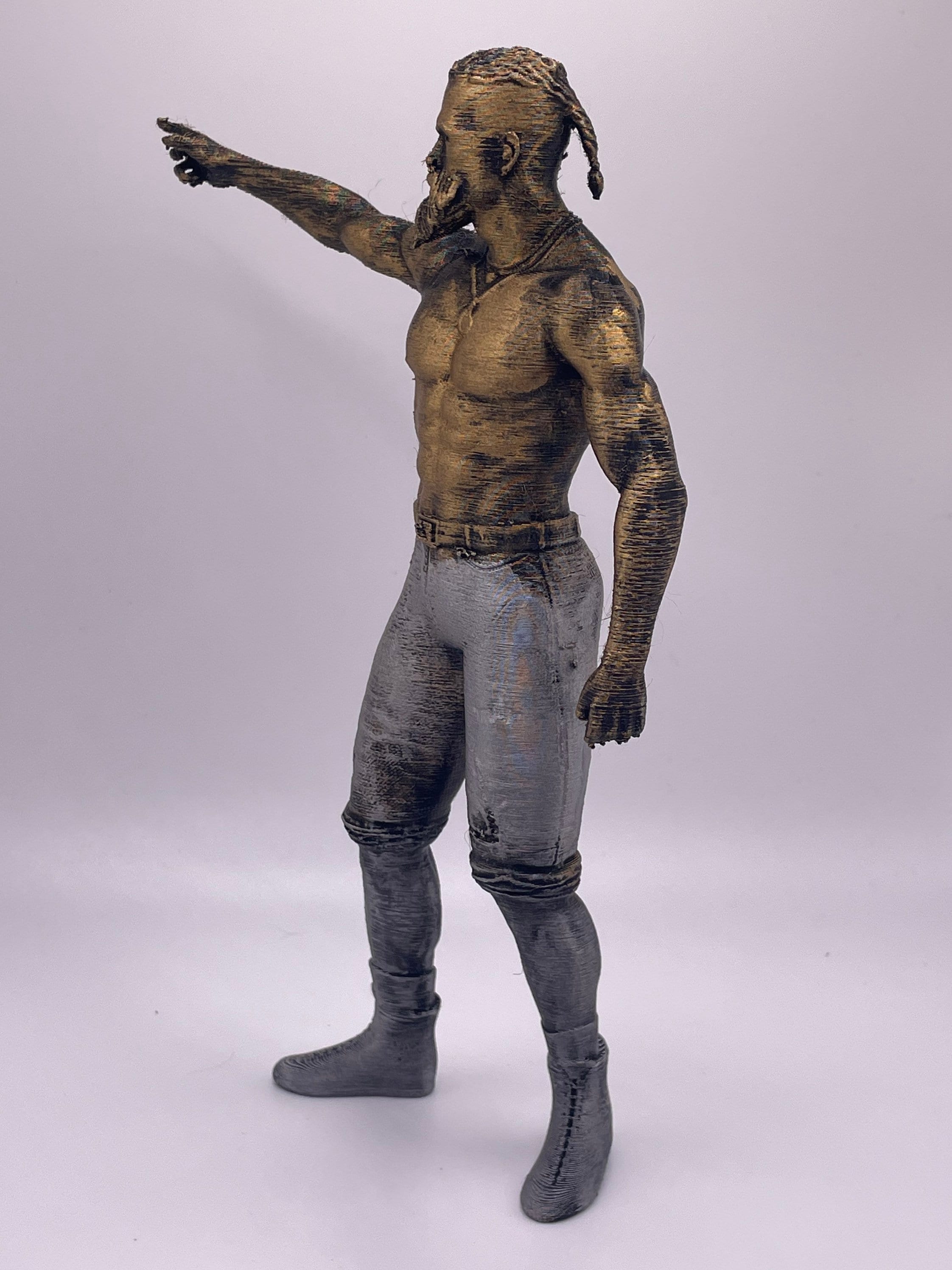 Techno Viking Statue