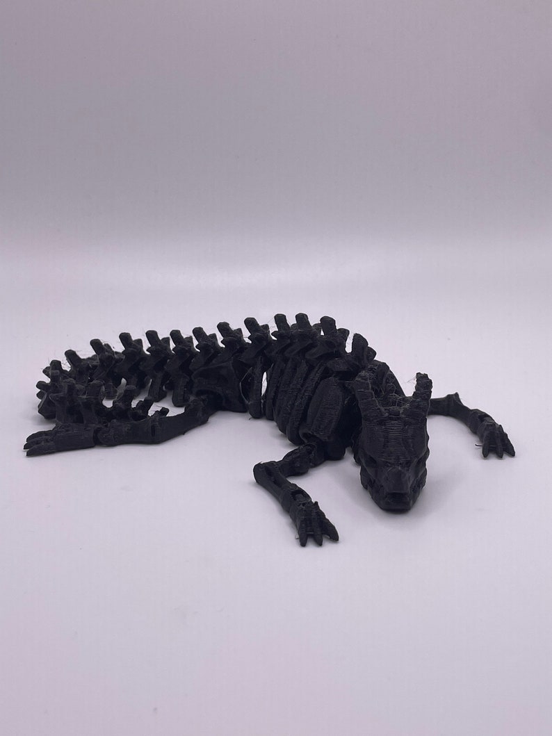 Articulated Skeleton Dragon 3D Printed - Etsy