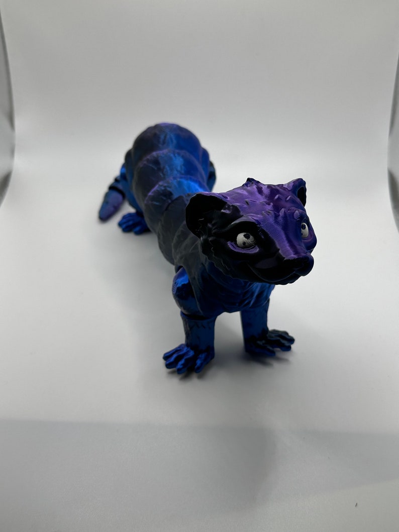 Flexi Ferret Figurine 3D Printed, Jumbo Ferret Home Decor Ornament - Etsy