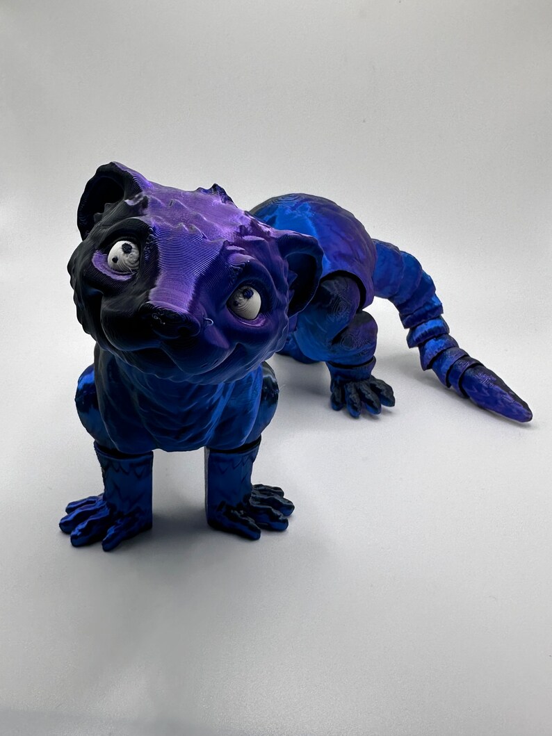 Flexi Ferret Figurine 3D Printed, Jumbo Ferret Home Decor Ornament - Etsy